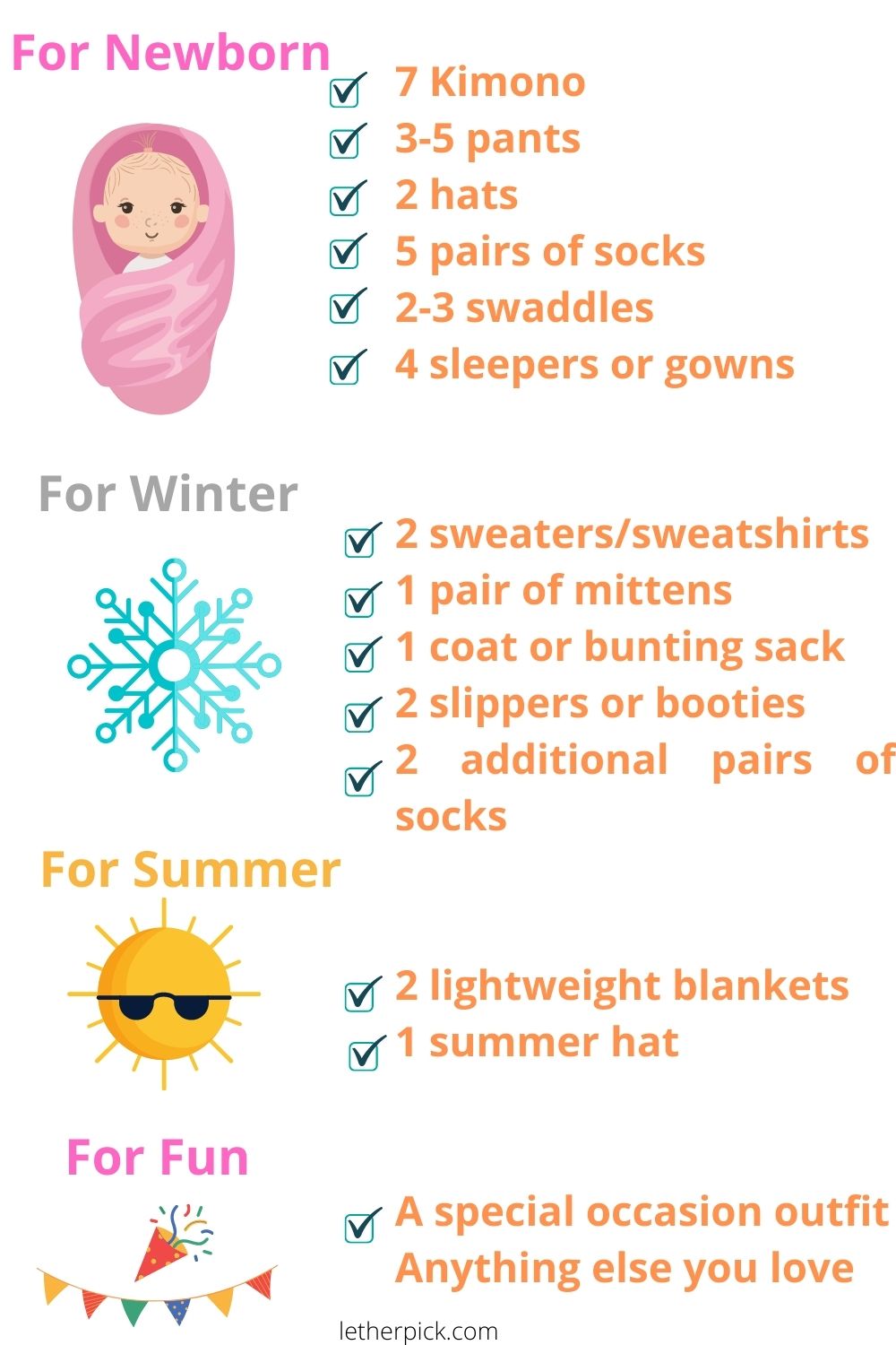 Baby Clothing Buying Guide - Let Her Pick